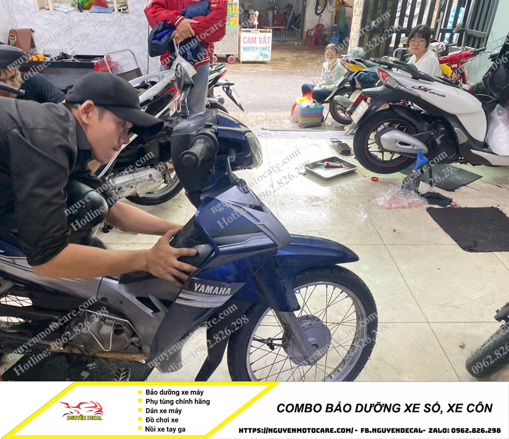 Combo bảo dưỡng xe số, xe côn và những điều cần lưu ý